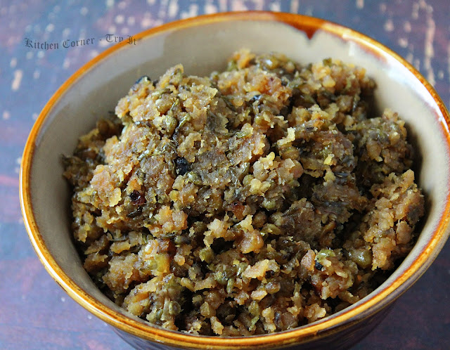 Sukhiyan/ Sugiyan- Sweet Mung bean Fritters