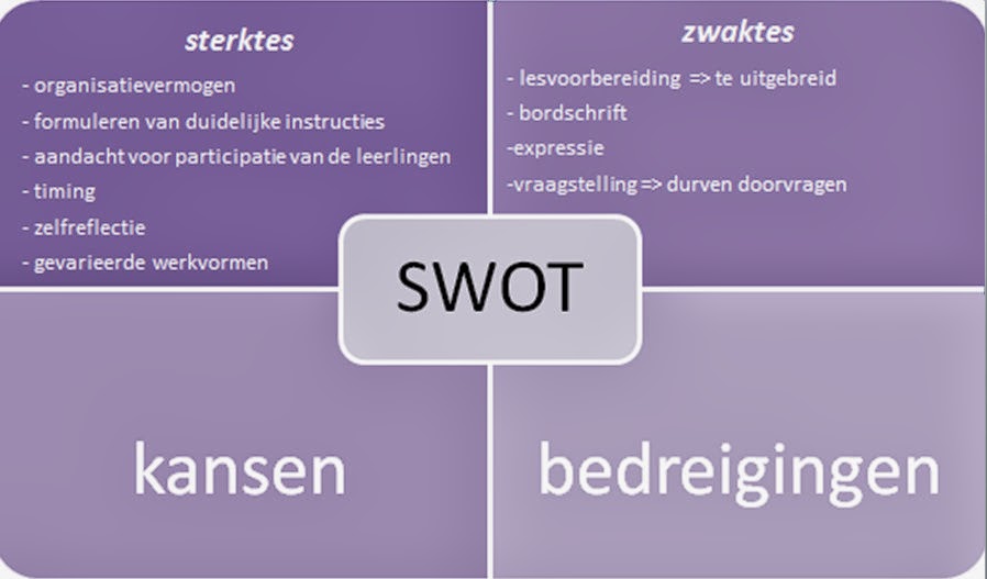Lana Bertels: Mijn swot-analyse