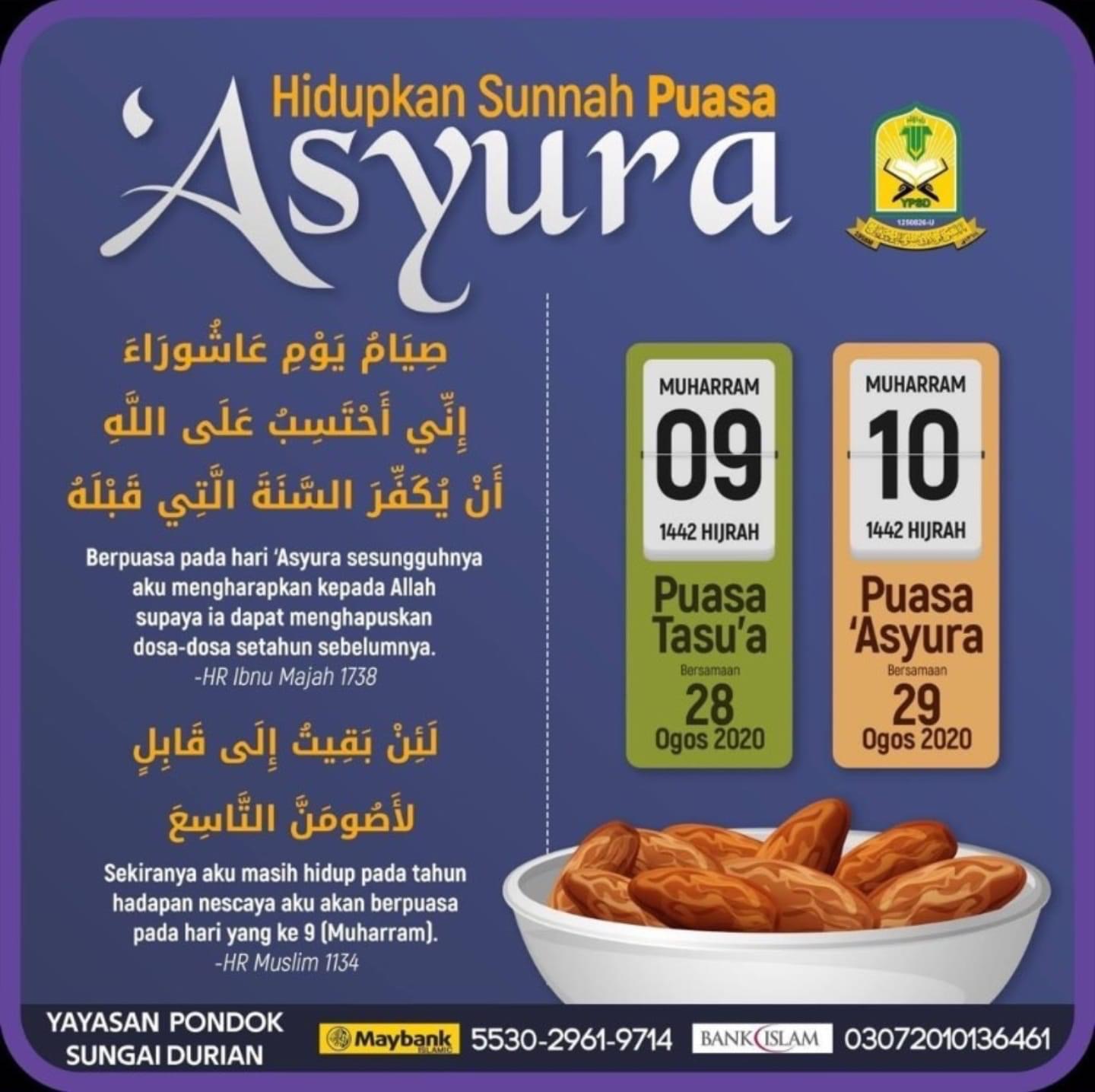 PUASA ASYURA 10 MUHARRAM