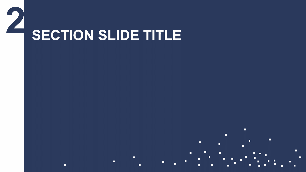 Square Scatter Dot PowerPoint Templates - PowerPoint Free