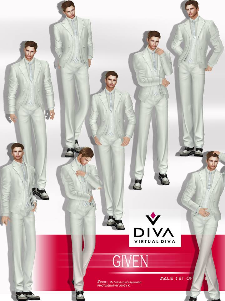 VIRTUAL DIVA COUTURE * GIVEN MALE POSES | Virtual Diva