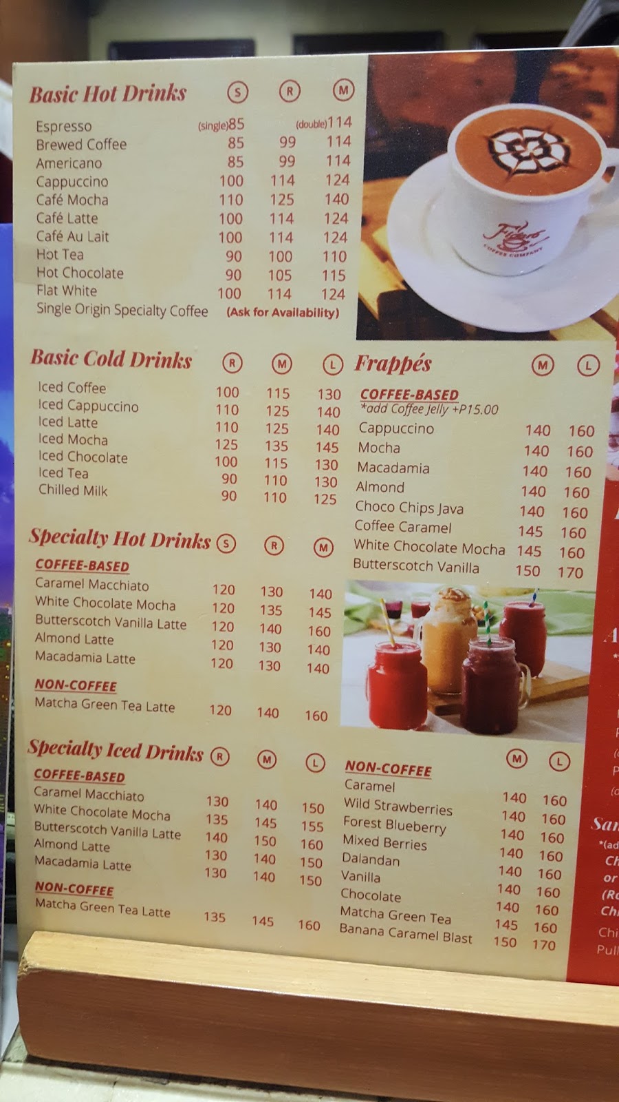 Figaro brings new menu and variety of food selections