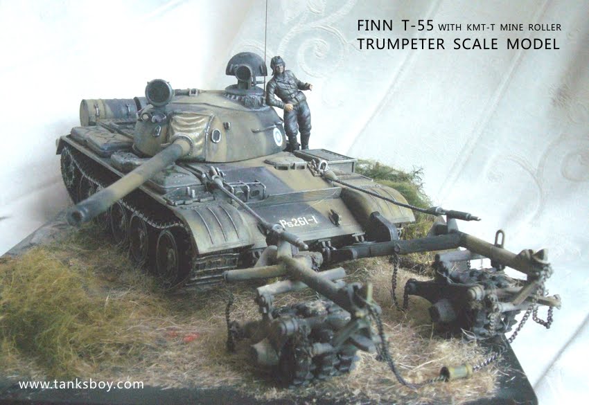 MODELLOURS WORKSHOP: Finnish T-55 with Mine Roller