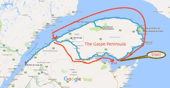 Thelma's Days: The Lighthouses of Gaspé.