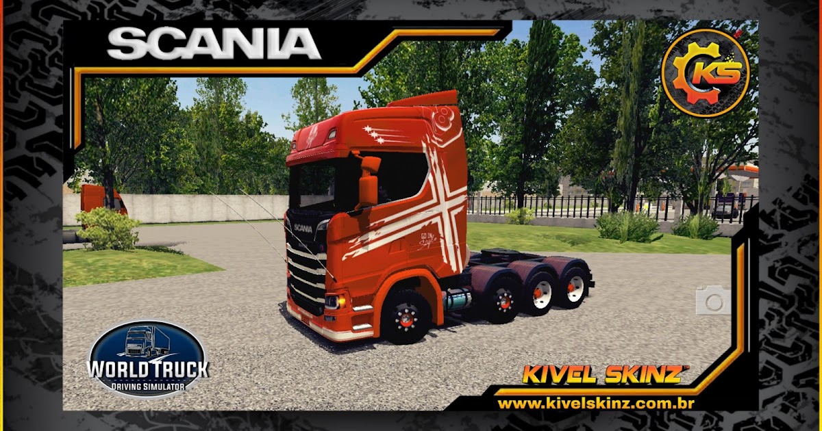 Skins World Truck Driving - Scania S730 - Go in Style - Mod Skin WTDS
