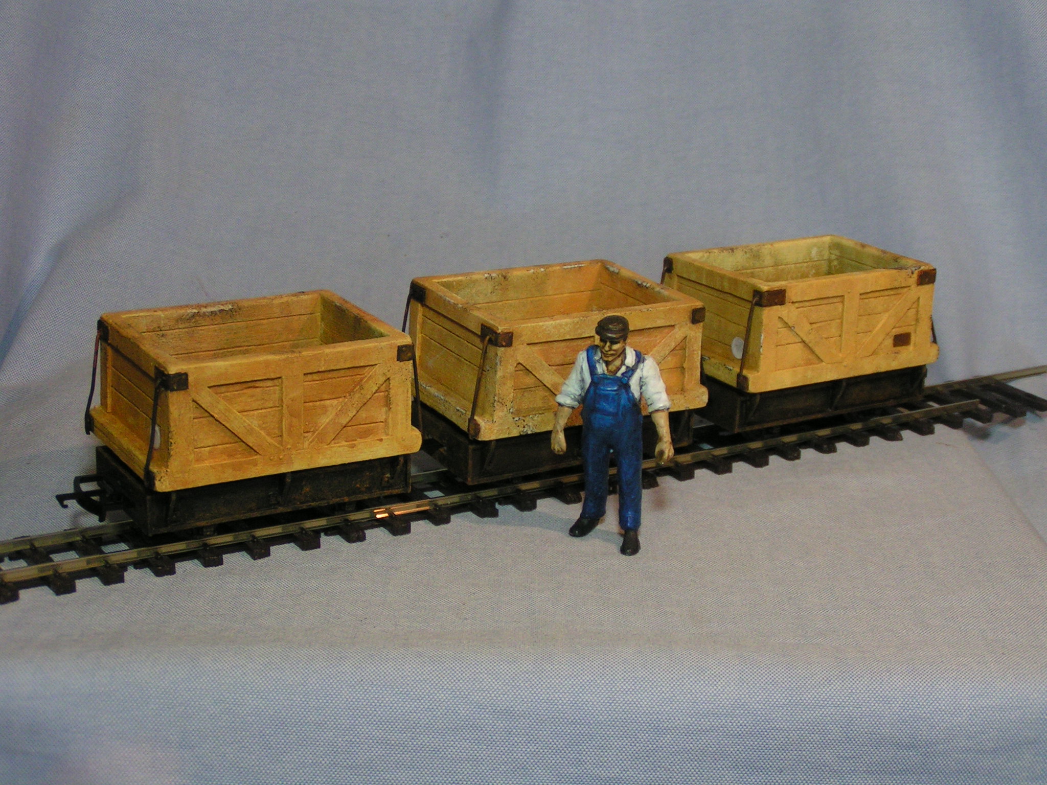 Dampf's modelling page: Scratch Built Narrow Gauge Ore Wagons - in ...