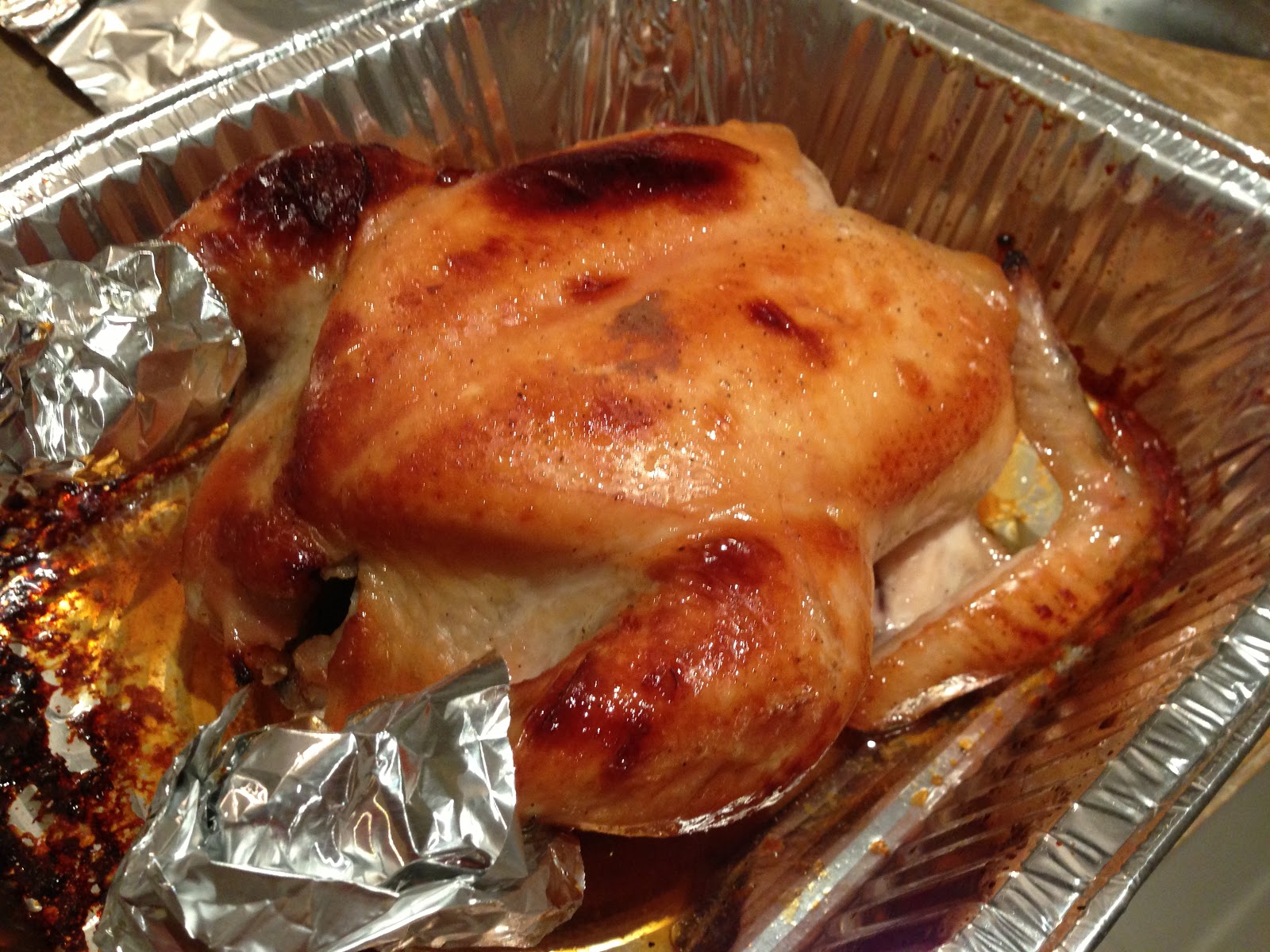 The Grouchy Goomba: Honey roasted whole chicken, part 2