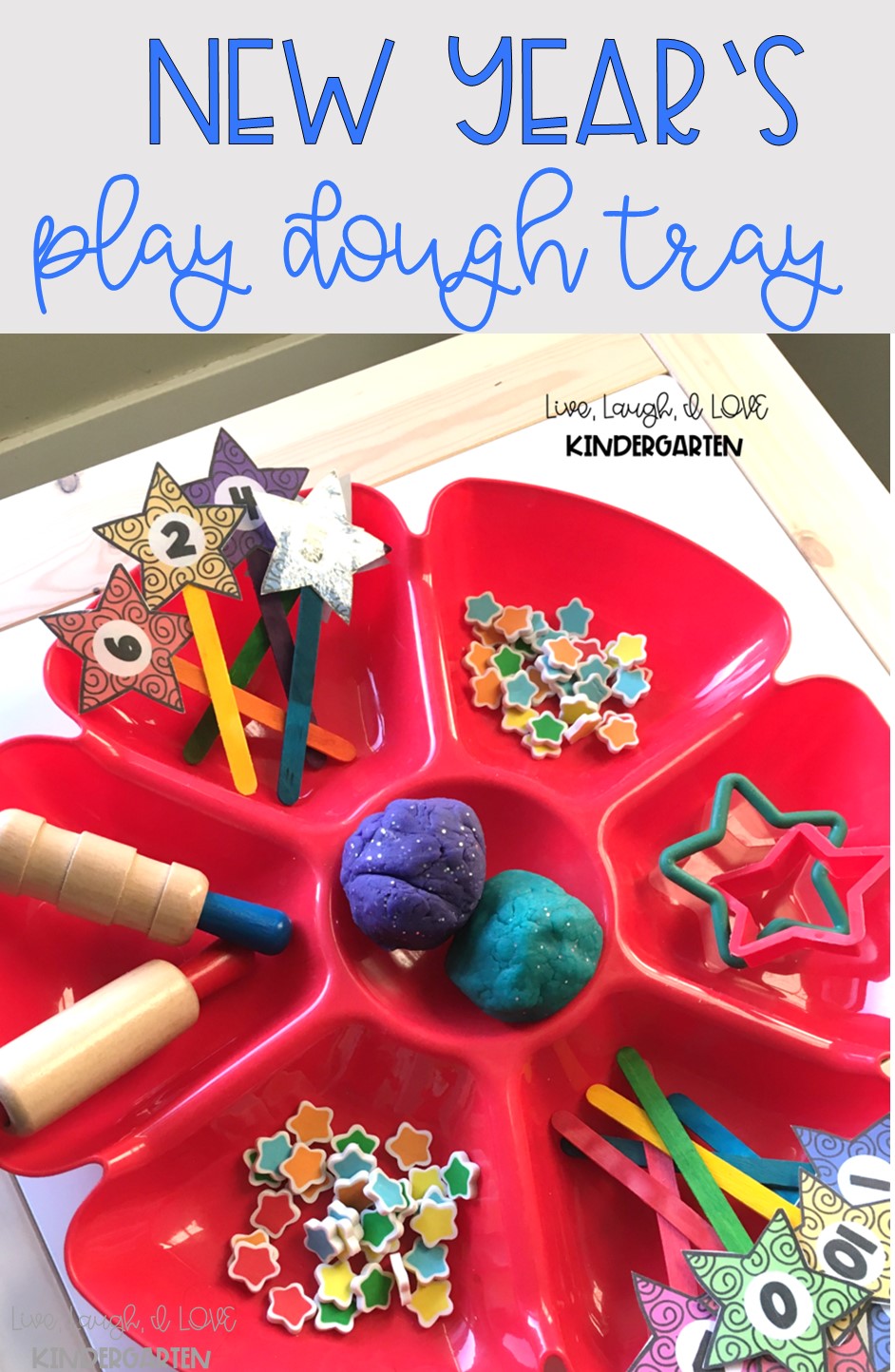 I made some bright glitter play dough-which was not as amazing as I was ...