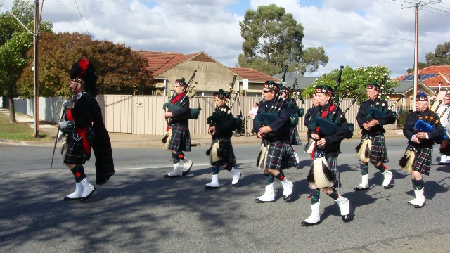 Adelaide Highland Pipe Band: Kilburn RSL More 2012 pics