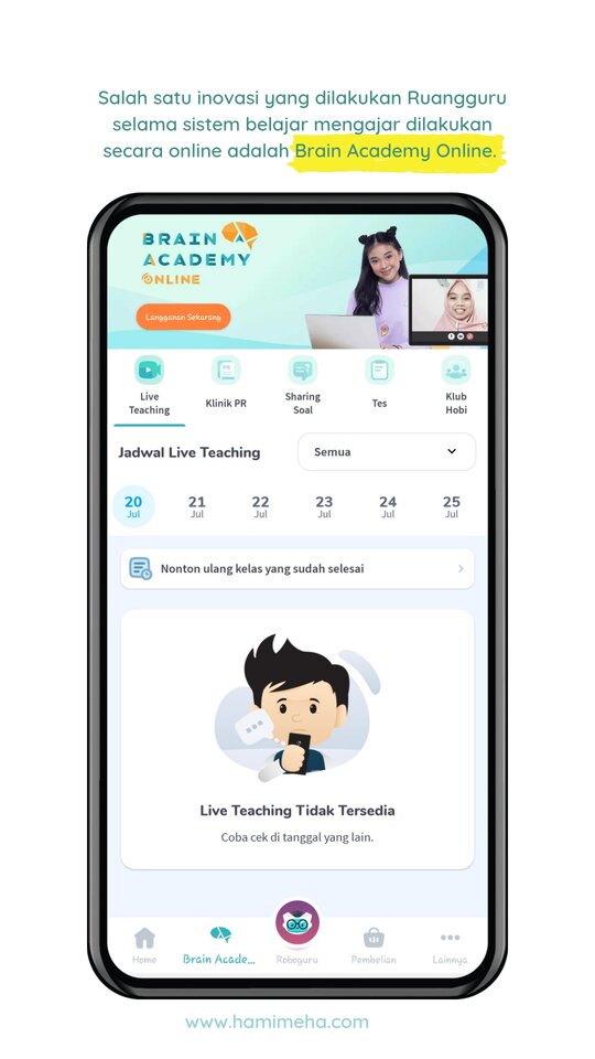 √Lewati Gap Year Semasa Pandemi Bersama Brain Academy Online Yuks!