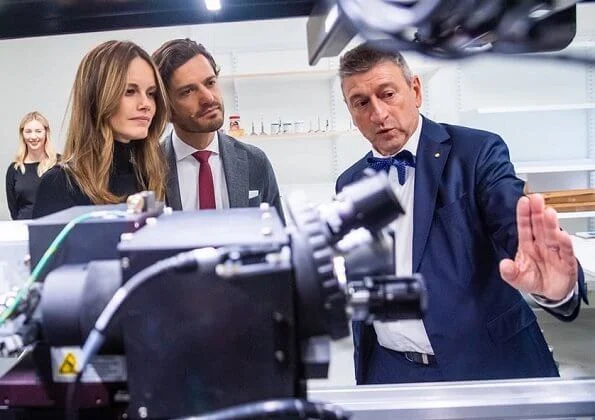 Prince Carl Philip and Princess Sofia visited SUBIC in Stockholm