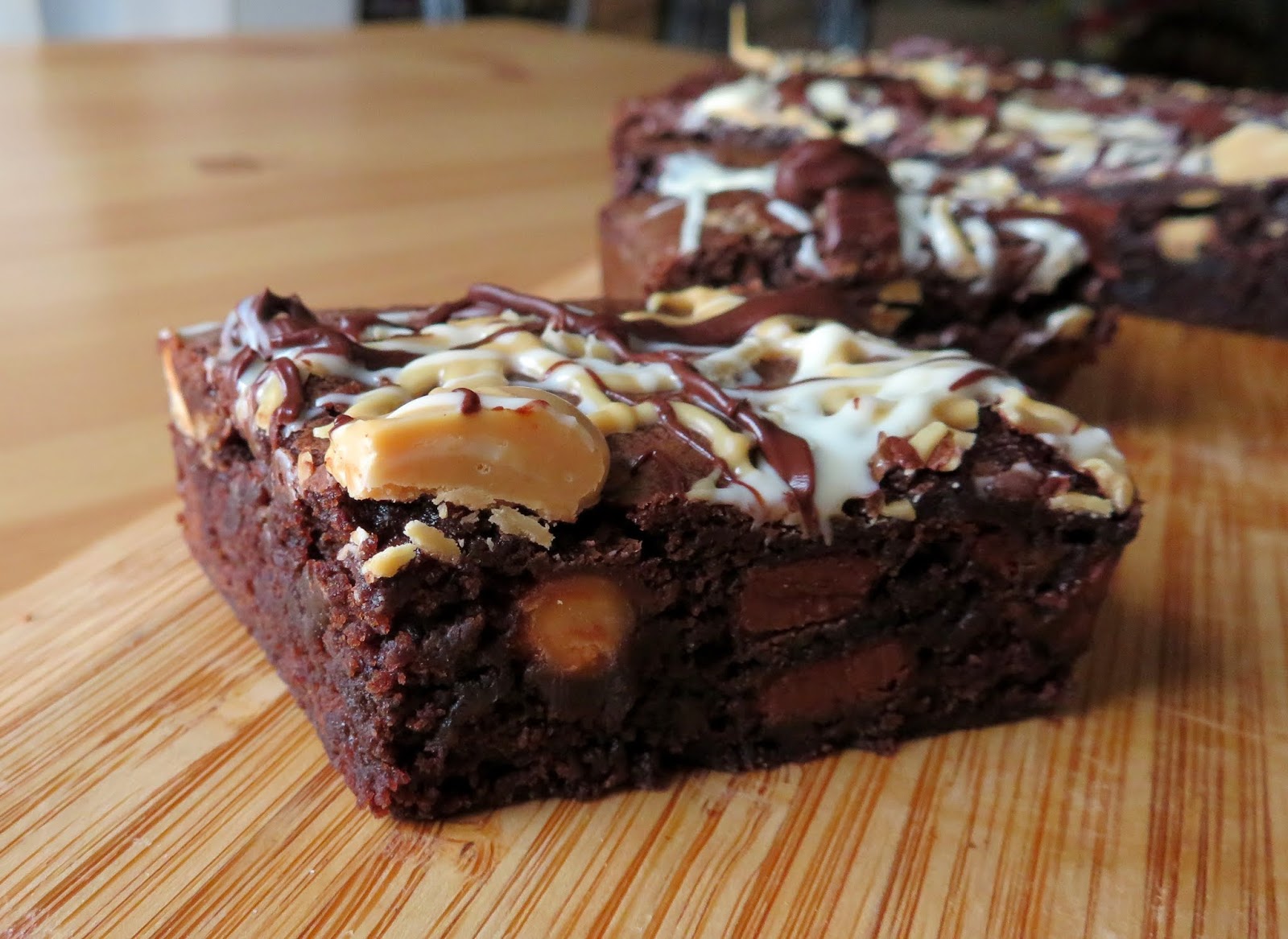 Triple Chocolate Fudge Brownies | The English Kitchen