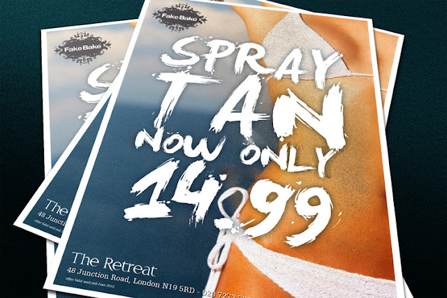 Jamie Smith Design: Fake Tan Poster Design