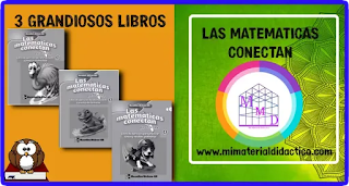MARAVILLOSOS LIBROS LAS MATEMATICAS CONECTAN | MATERIAL EDUCATIVO PRIMARIA