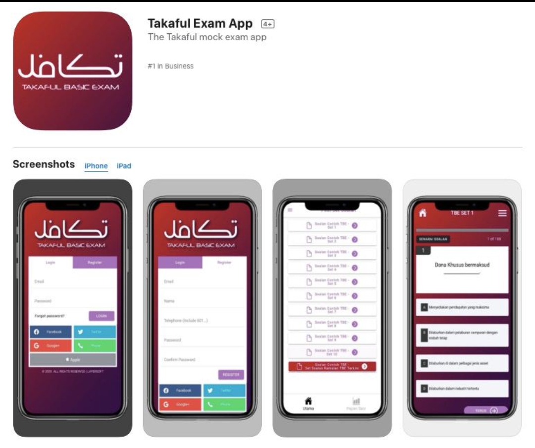 Takaful Exam App