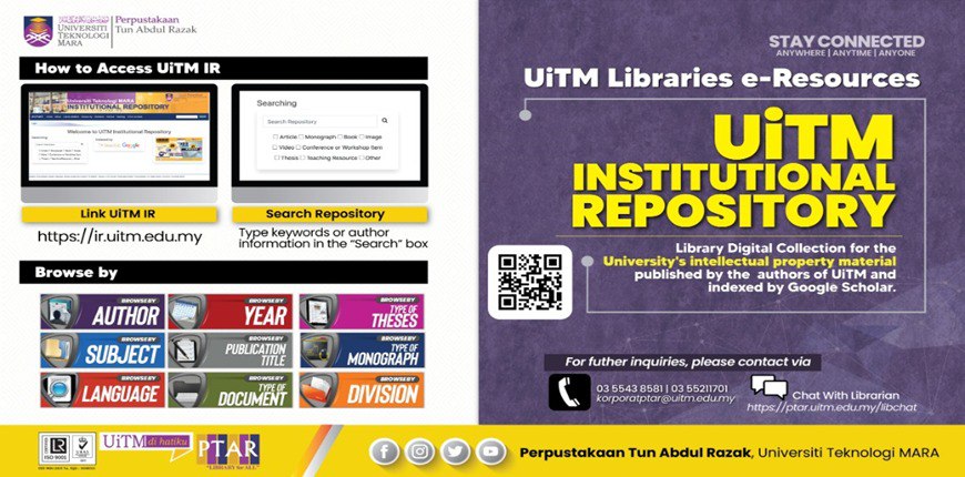 Discover our eResources UiTM Institutional Repository - Perpustakaan UiTM