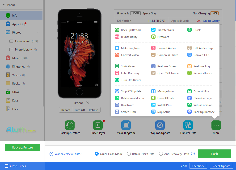3uTools - All in one tools software for iPhone / iPad / iPod | Aluth