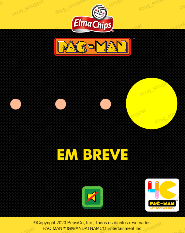 Coleções Elma Chips: PAC-MAN 40th Anniversary