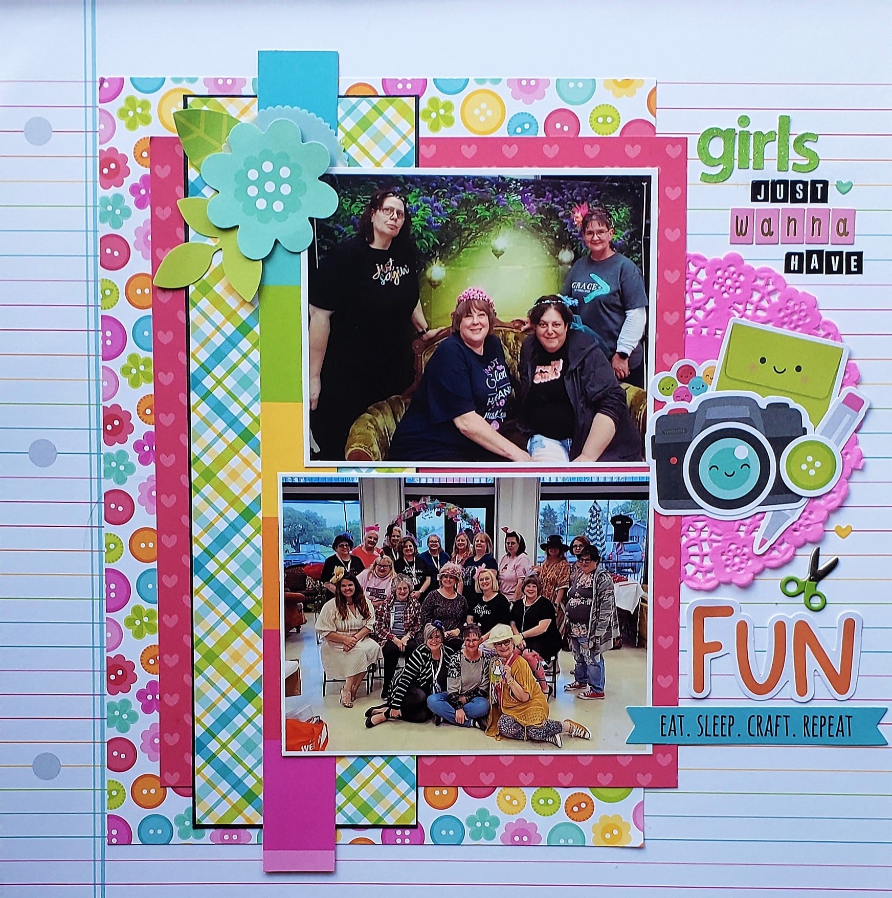 The ScrapRoom Blog: Doodlebug Designs Cute & Crafty Page kit Inspiration