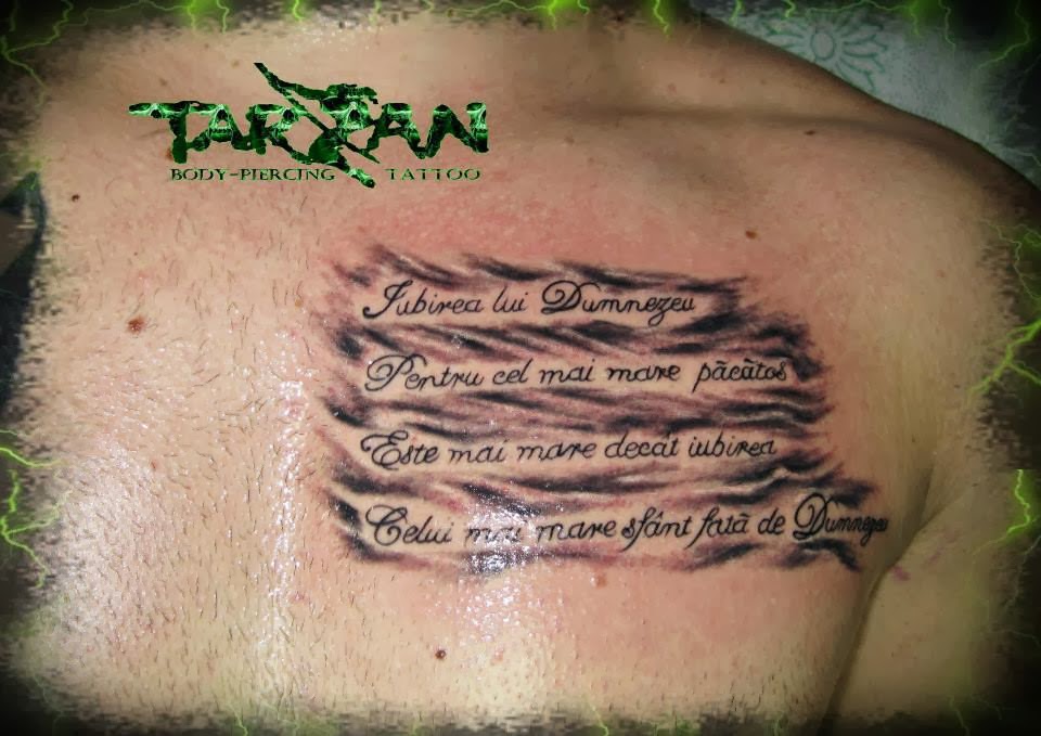 Robert Tattoo Art : Scris