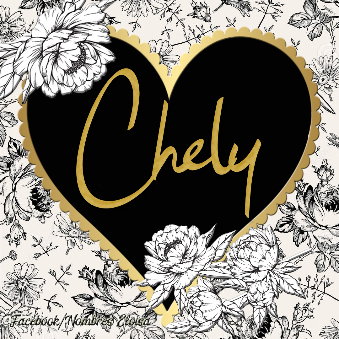 Corazón floral Vintage