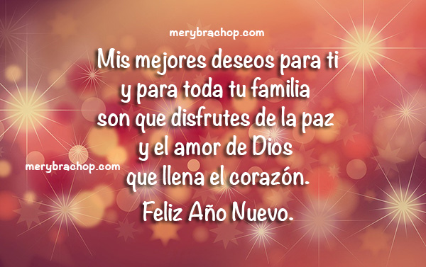 Lindos Mensajes cristianos de feliz año nuevo para enviarlos a amigos y familia | Entre Poemas ...