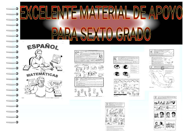 MATERIAL DE APOYO PARA TODO EL CICLO ESCOLAR-SEXTO GRADO - MILTON ...