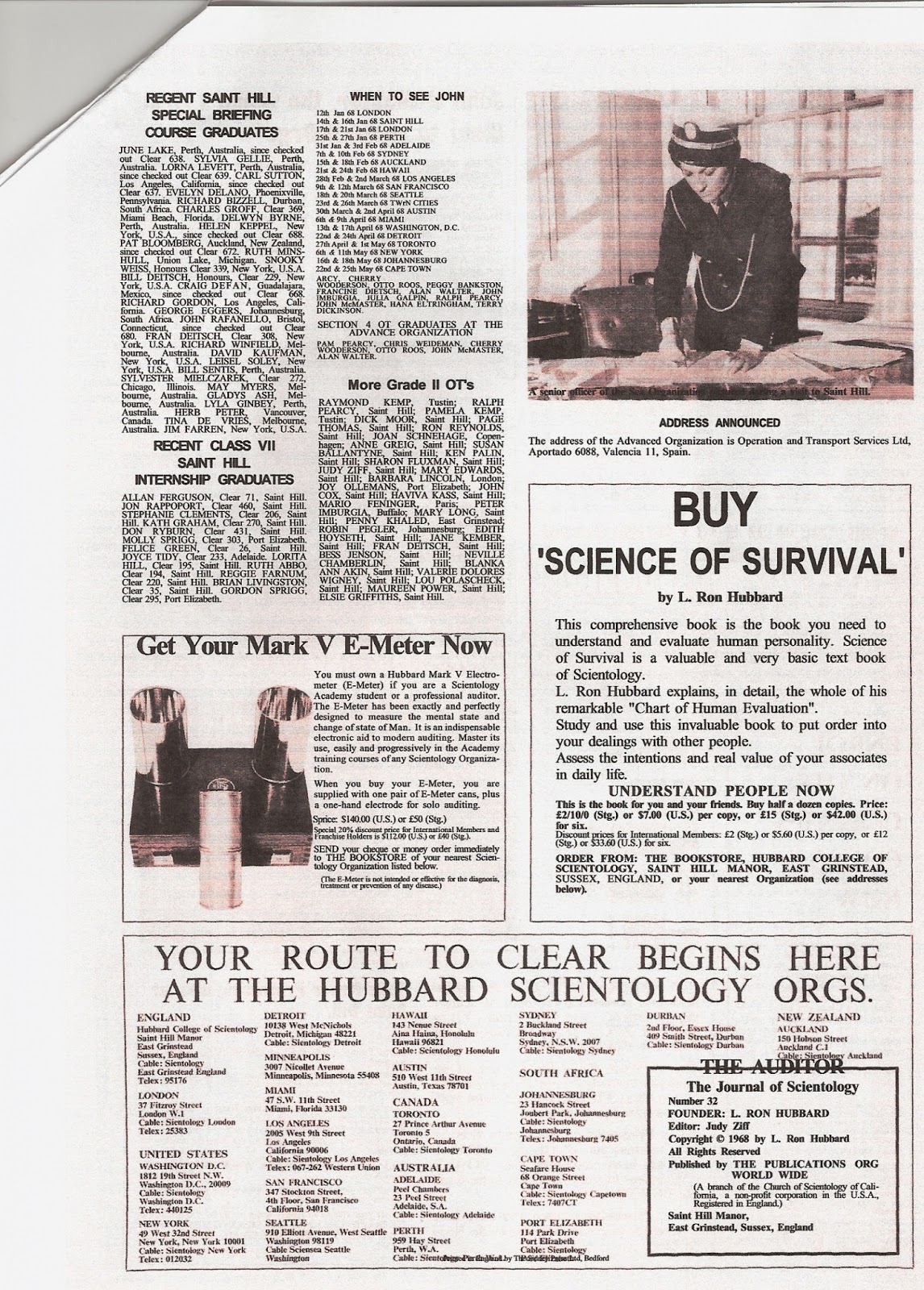 Scientology -The Apollo series: Auditor 32