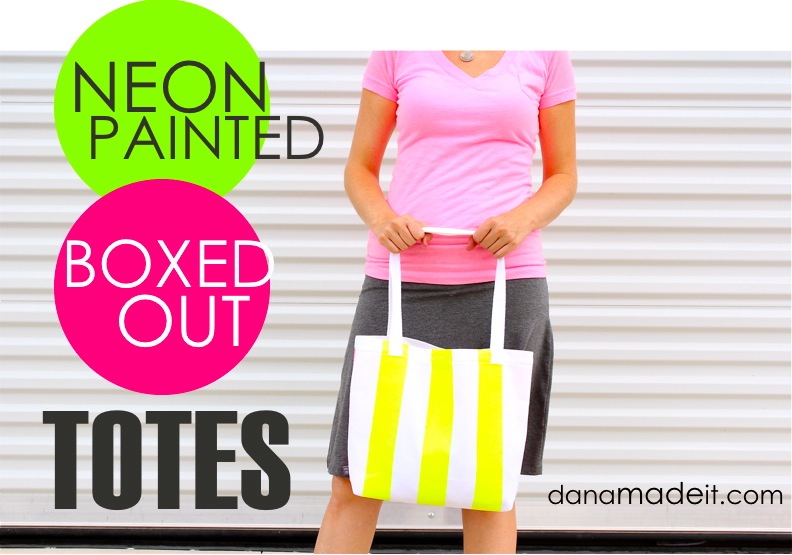 Neon BOXED-out TOTE - MADE EVERYDAY