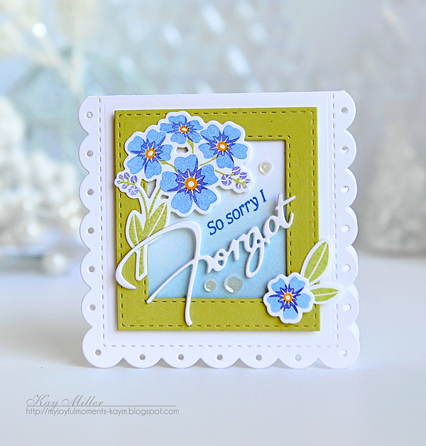 My Joyful Moments: Forget Me Not Notes