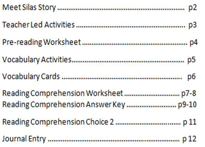 STEAM Literacy Activities: Meet Silas of the STEAM Team