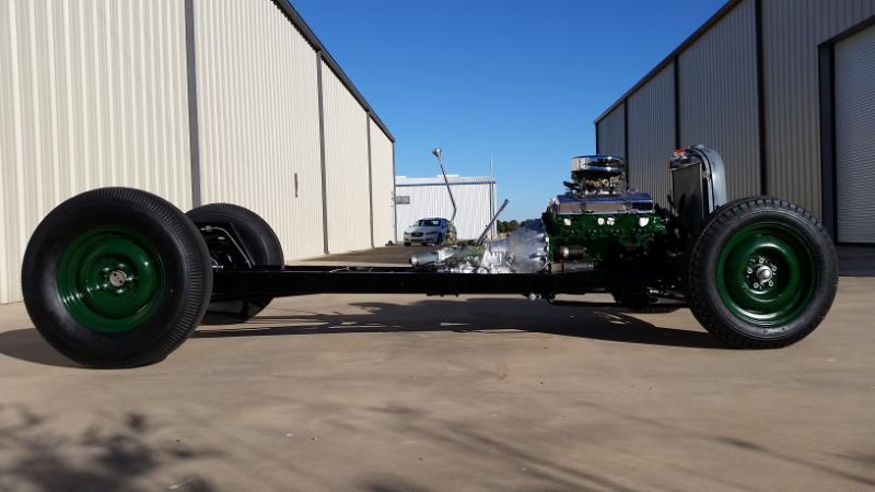 VAPHEAD: Compare, stock Model A , swept front chassis