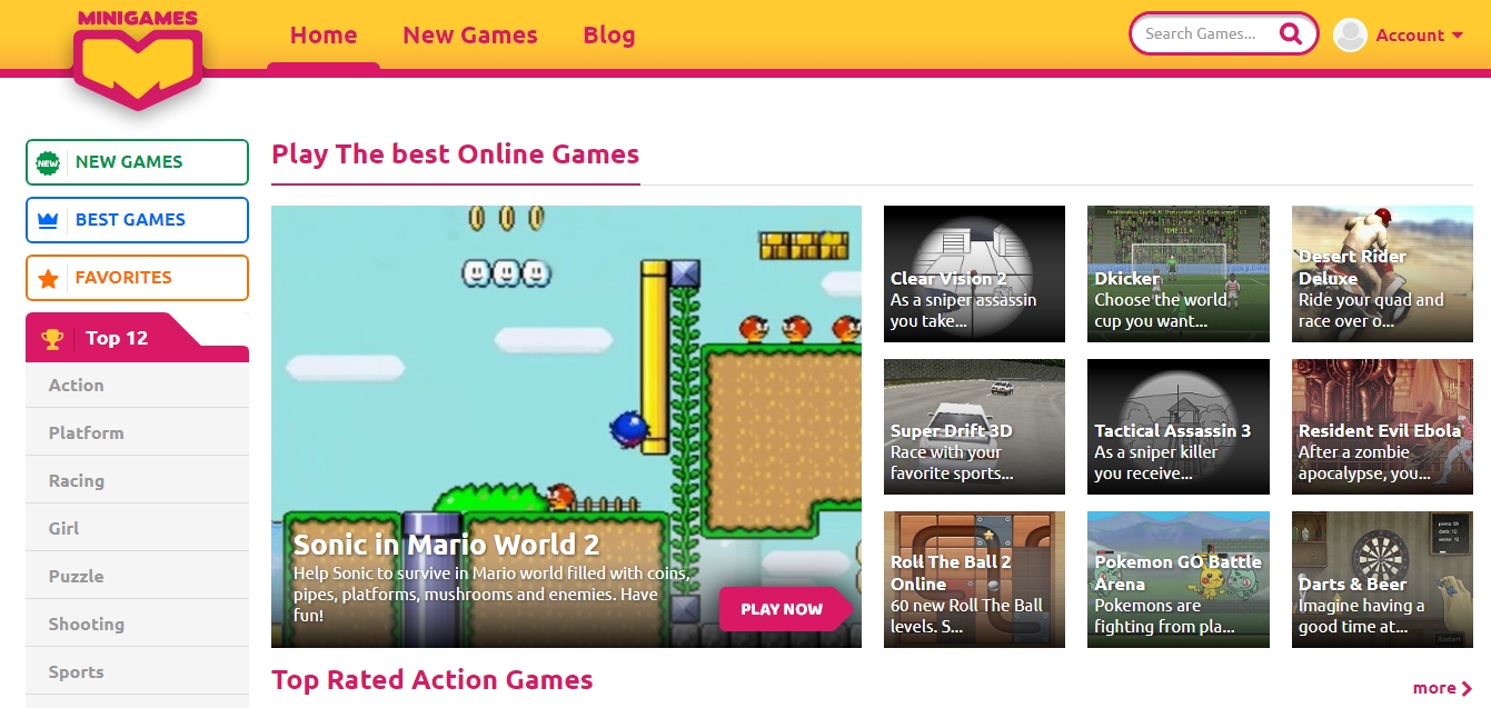 3 Website Games - RDN