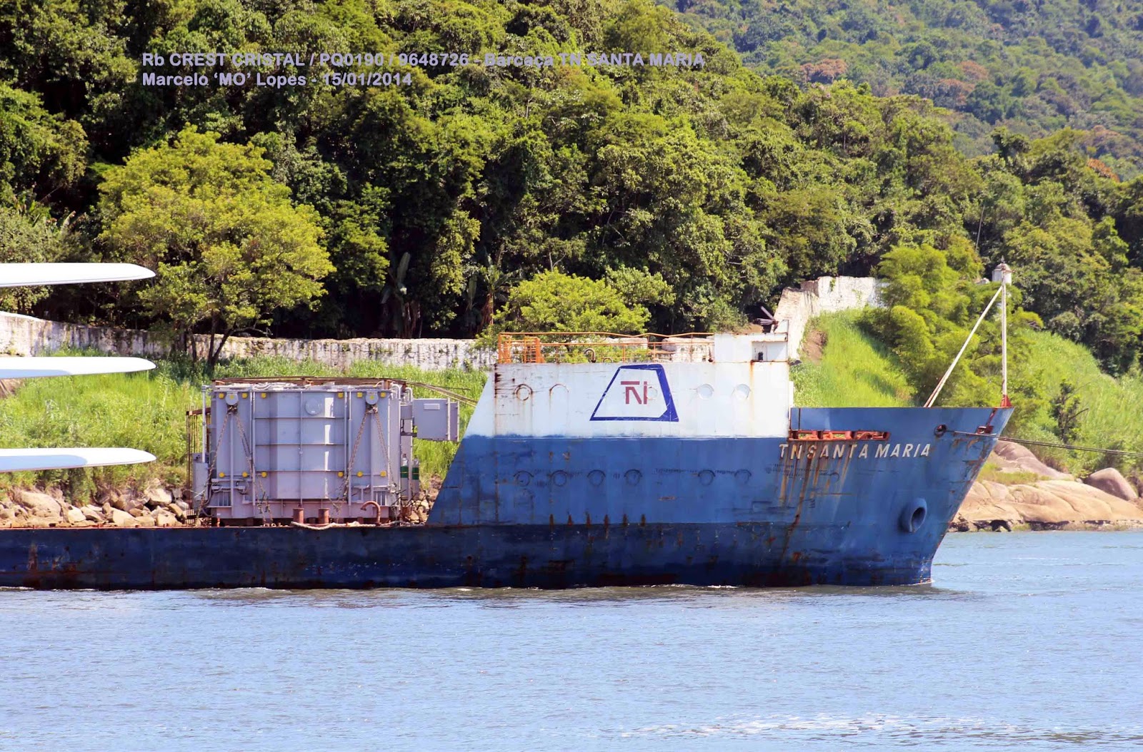 Santos Shiplovers: Rb Crest Crystal / PQ0190 - Barcaça TN Santa Maria ...