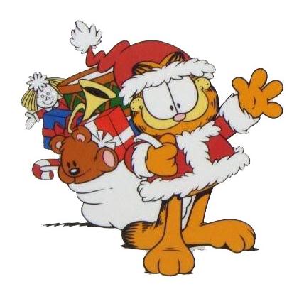Navidad Garfield, Imagenes prediseñadas -Clipart- | Trato o truco