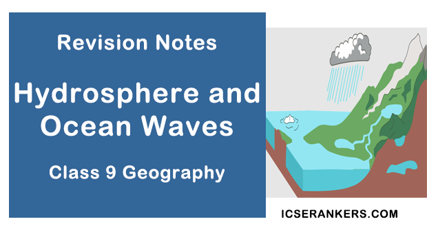 Revision Notes for Hydrosphere and Ocean Waves Class 9 Geography ICSE