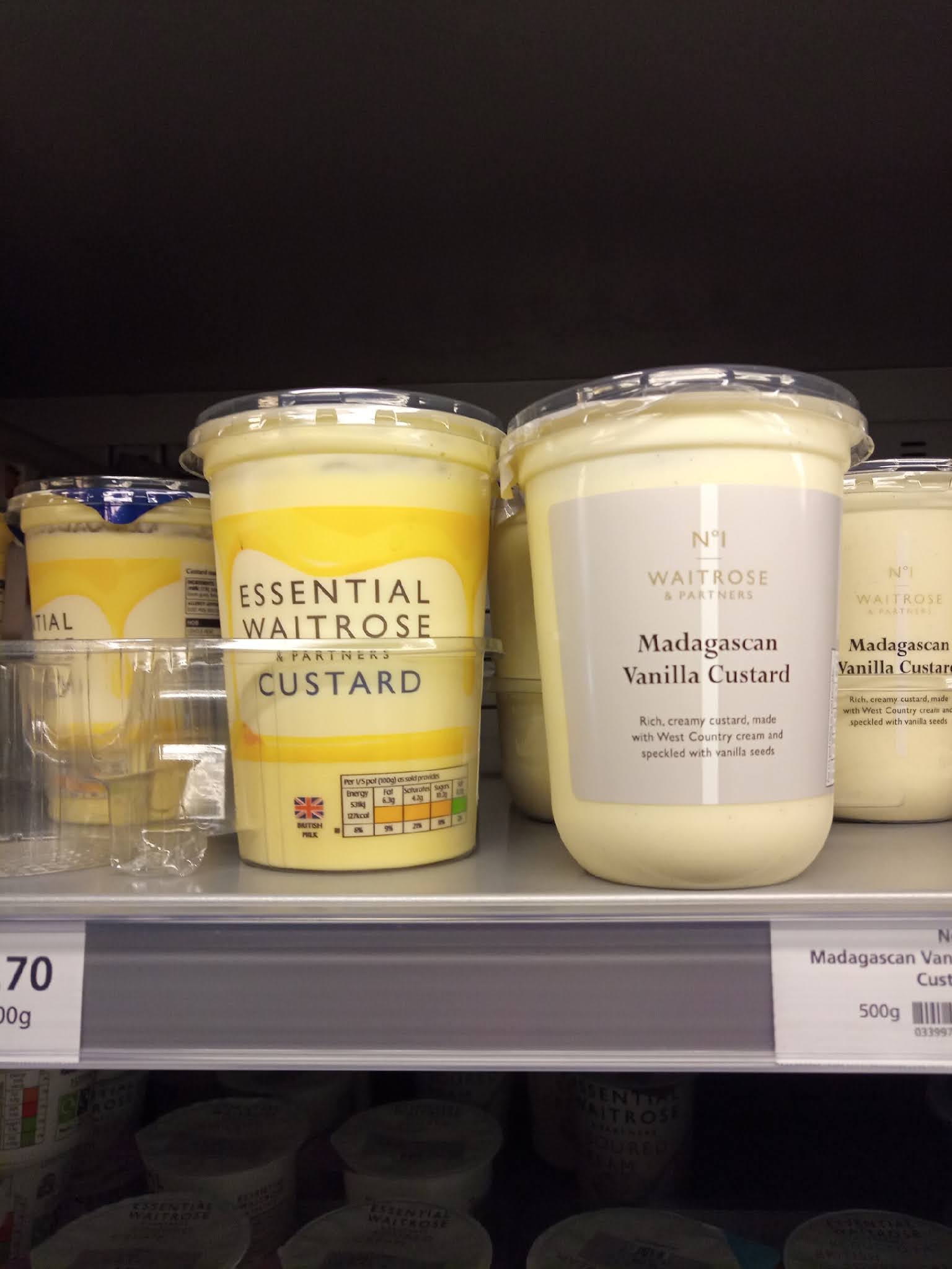 Supersupergirl's Food Reviews: [Review] Waitrose Custard