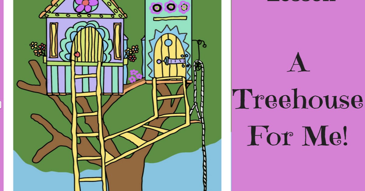 Art Sub Lessons: A Tree House for Me! Elementary Art Sub Plan