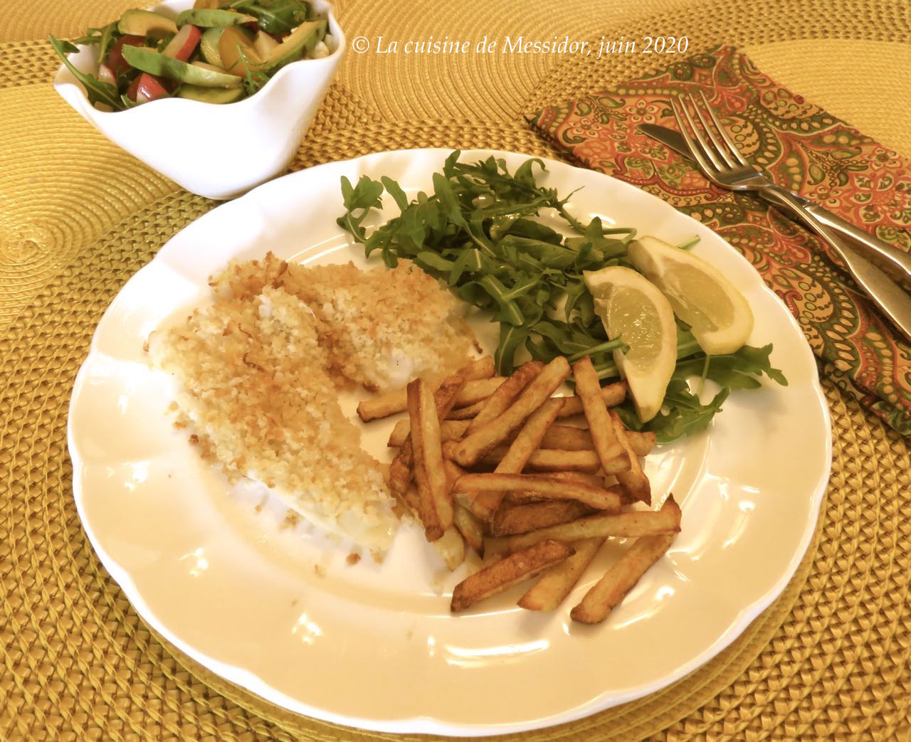 La cuisine de Messidor: Filets de flétan au four suaves