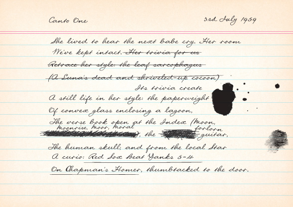 Natural Philosophy: Pale Fire Poem on Index Cards