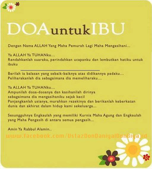 Doa Ku Untuk Mu: Jom Doa - Doa untuk Ibu...
