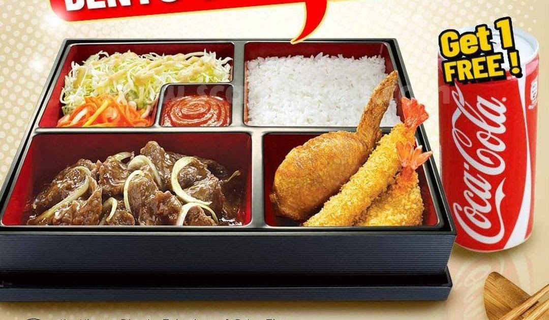 HOKBEN Special Promo Bento Special Get 1 Free Coca Cola* | scanharga HOKBEN Special Promo Bento Special Get 1 Free Coca Cola* | scanharga