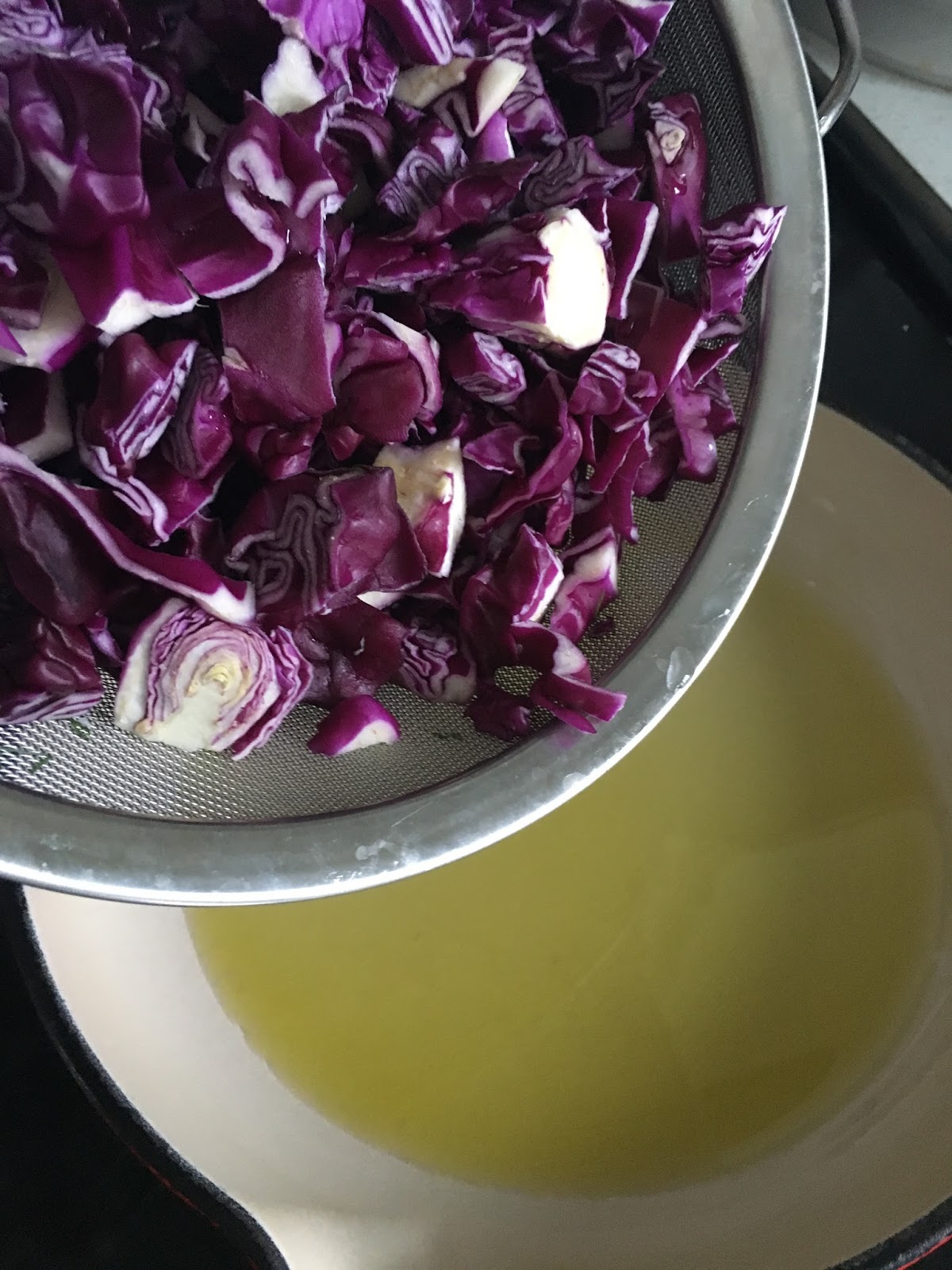 La mia cucina persiana: Riso Basmati con Verza Viola - Kalam Polo'