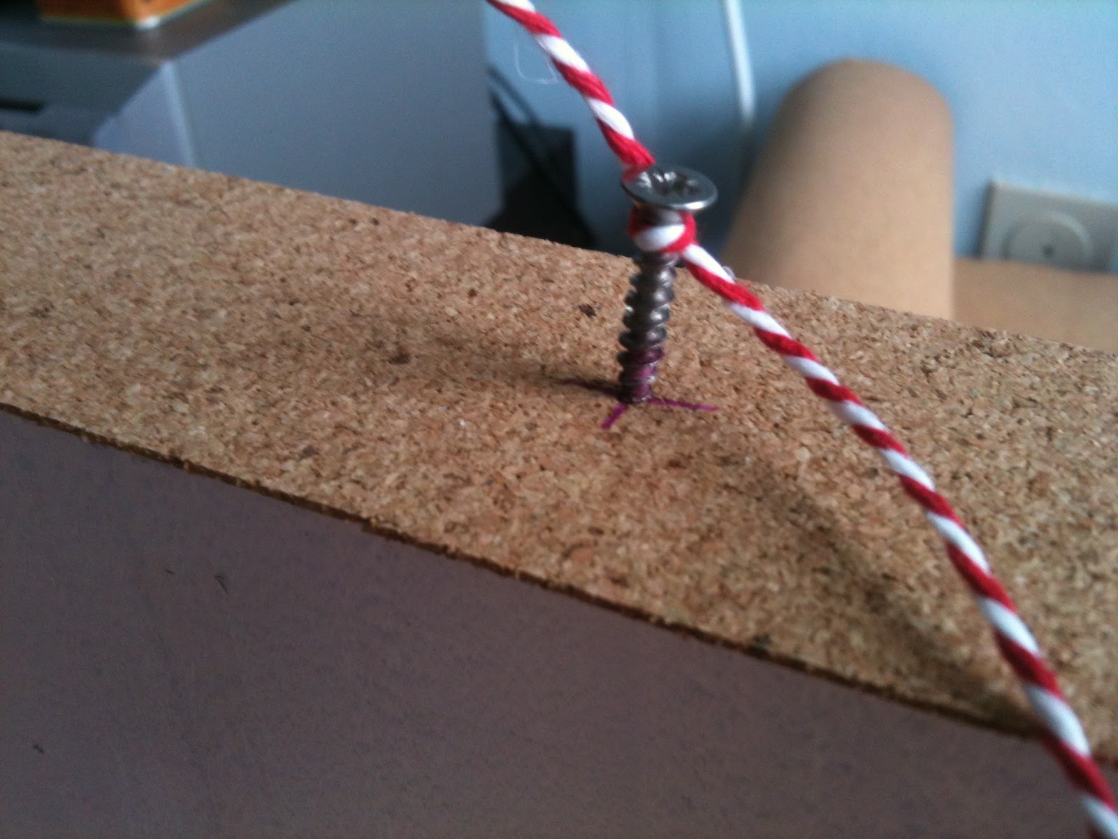 tiny blue apartment: Home DIY ~ pin board (out of foam and wallpaper ...