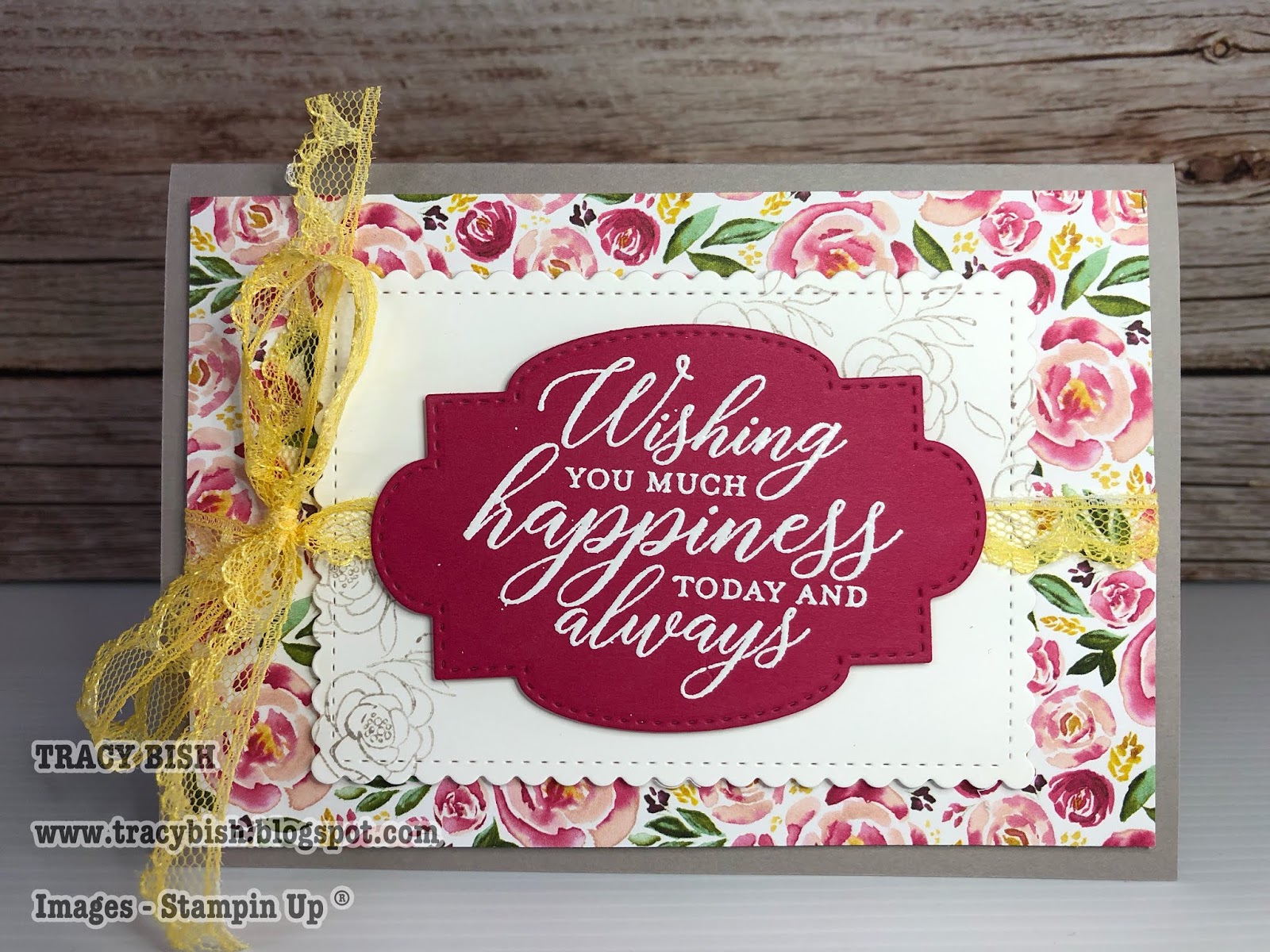 Stampin Up " So Sentimental " and " Best Dressed " Bundle Card! - Tracy ...
