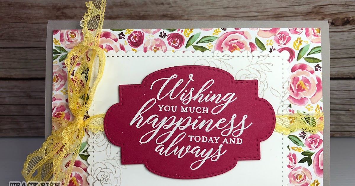 Stampin Up " So Sentimental " and " Best Dressed " Bundle Card! - Tracy ...