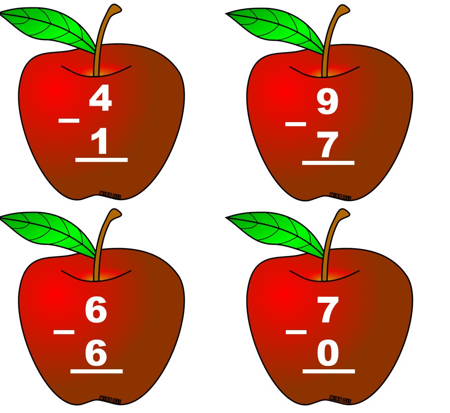 Teacher Fun Files: One Digit Subtraction Flashcards