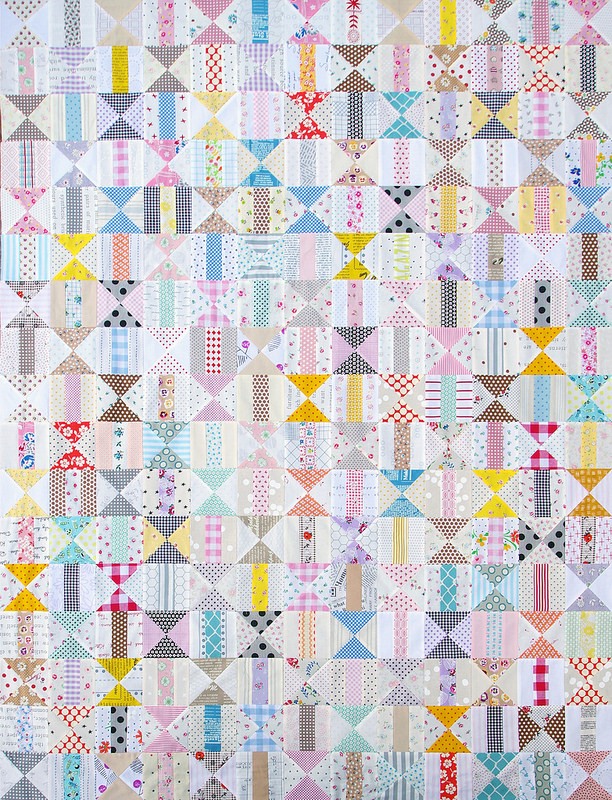 Red Pepper Quilts: Two Block Patchwork Quilt ~ Work in Progress