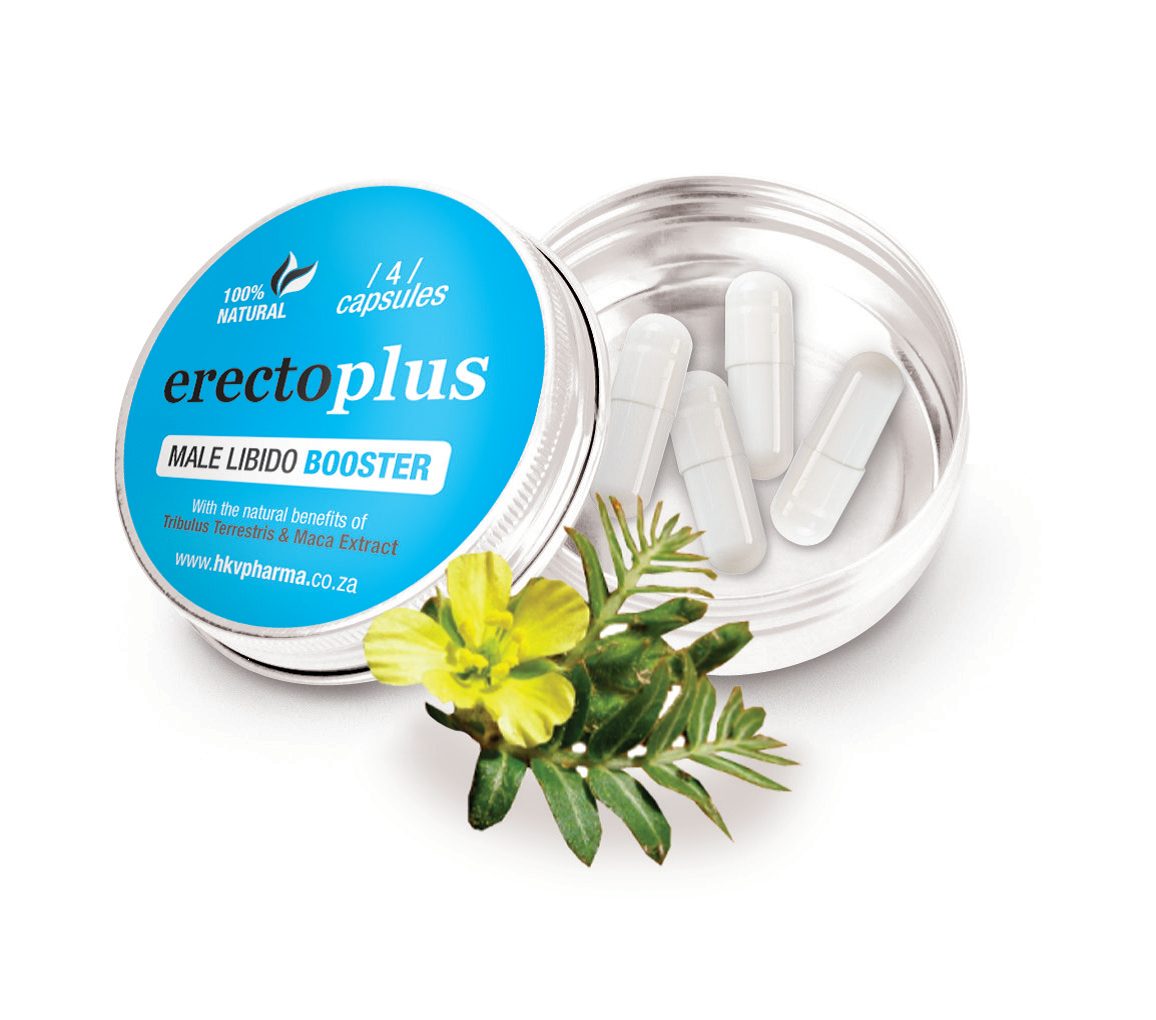 Health And Wellness Erecto Plus Male Libido Booster 4 Capsules