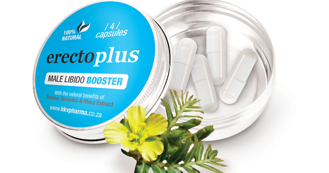 Health and Wellness: ERECTO PLUS - Male Libido Booster (4 Capsules)